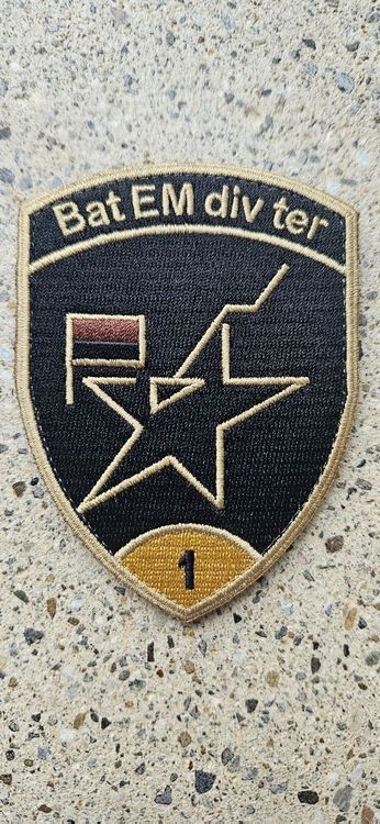 Badge Bat Em div ter 1 gold mit klett *** (Neu und originalverpackt) in ...