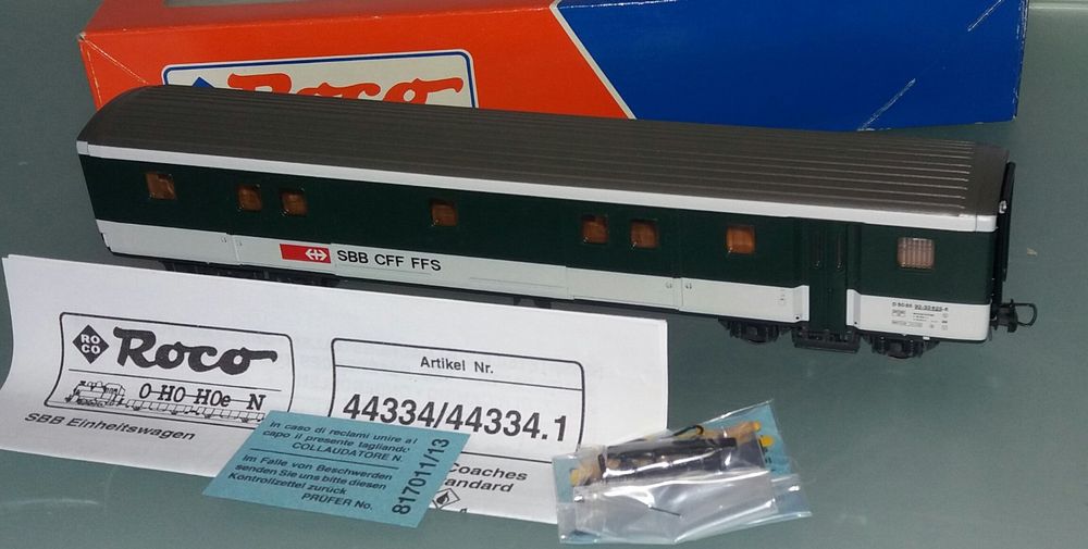 Roco 44334 - SBB CFF EW II Gepäckwagen - HO DC (Gebraucht) in Giebenach ...