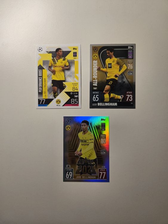 3x Jude Bellingham Fussballkarten beim BVB in Top Zustand! (Neu (gemäss ...