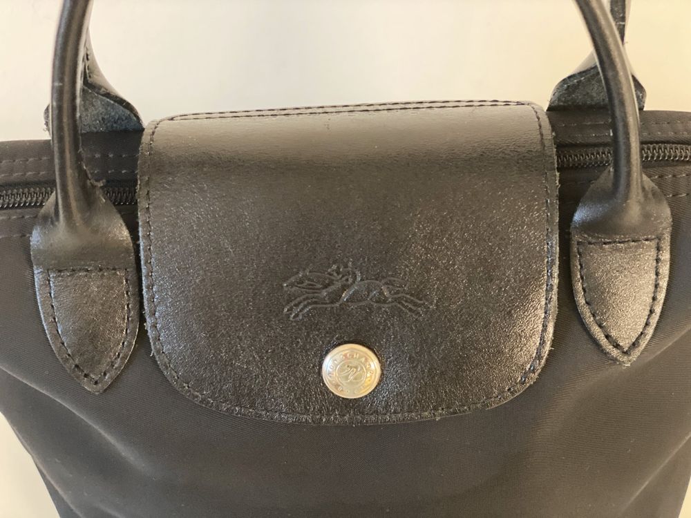 schwarze Longchamp Pliage - all black small Original | Kaufen auf Ricardo