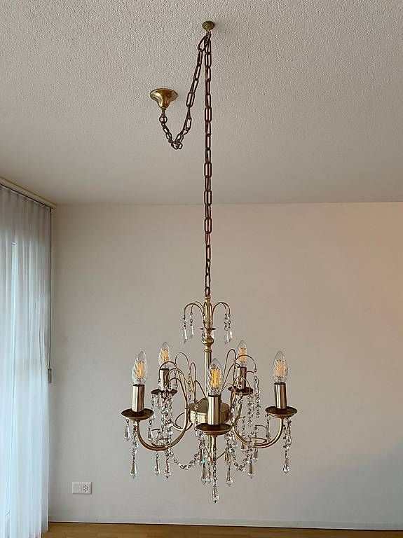 Kristall-Kronleuchter 5-flammig (Gebraucht) in Rotkreuz für CHF 199 ...