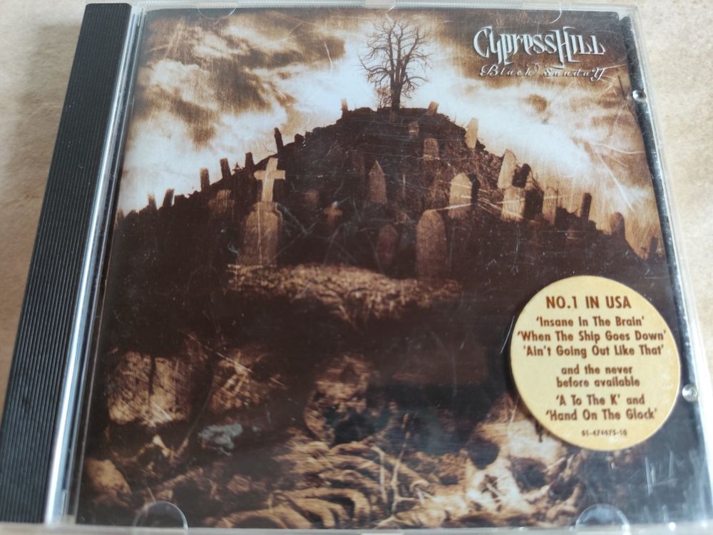 CYPRESS HILL - BLACK SUNDAY - COLUMBIA/Sony Music Inc. 1993 (Gebraucht ...