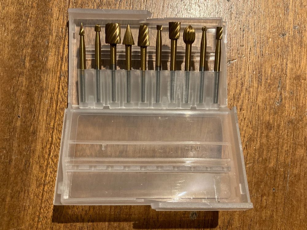 Hartmetall Entgrater TIN 10 Stück in Box NEU | Kaufen auf Ricardo