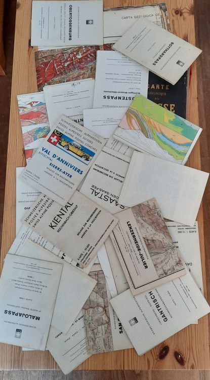 SCHWEI/SVIZZERA GEOLOGIA/GEOLOGIE, VIELE KARTEN UNDURCHSUCHT | Kaufen ...