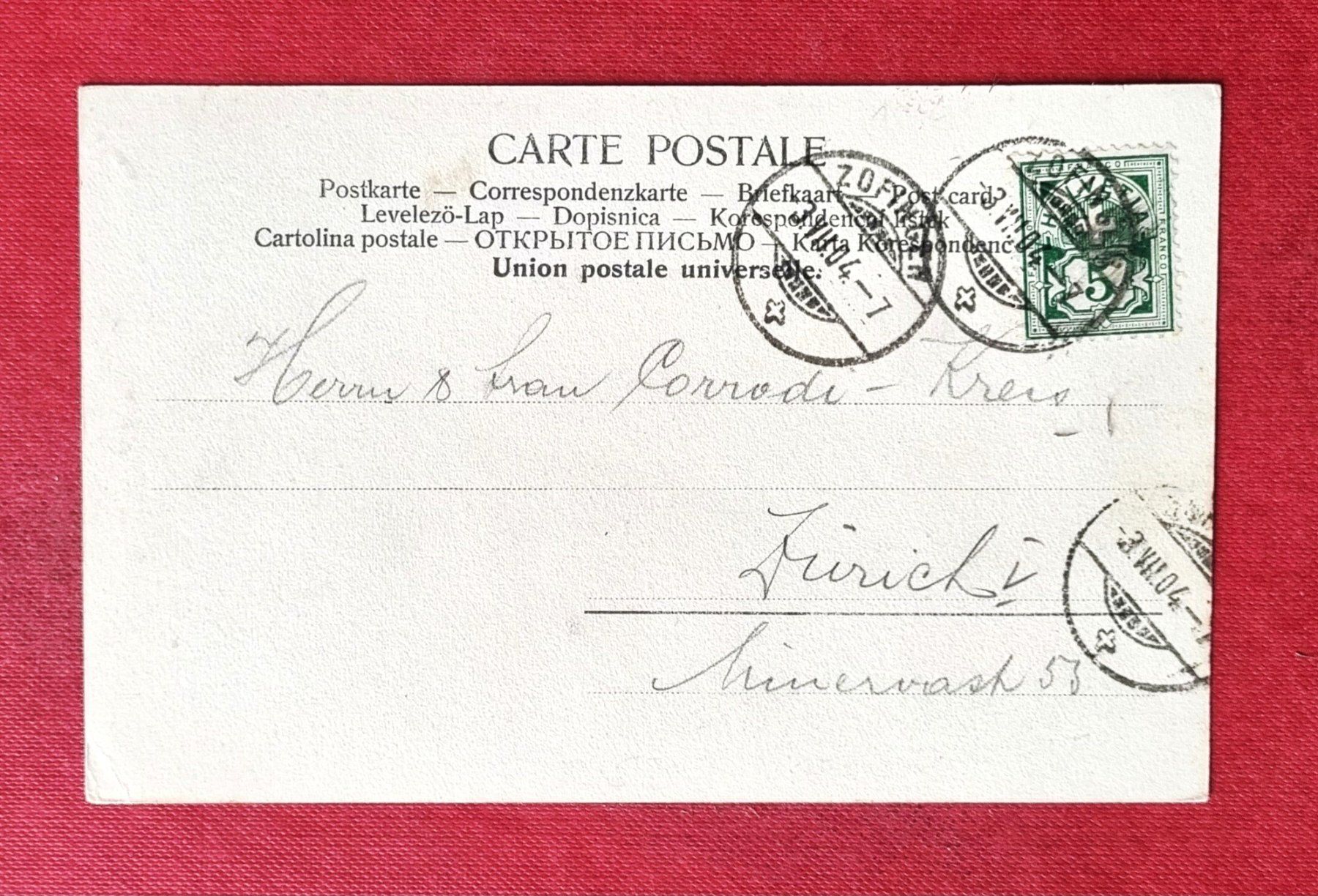Rüeblikarte - Rübeli mit Geige - Rueblitanz - 1904 (Gebraucht) in ...