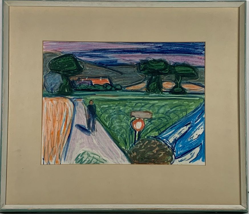 Fred Schaffner (1906-?) Landschafts Pastell (Gebraucht) in Root für CHF ...