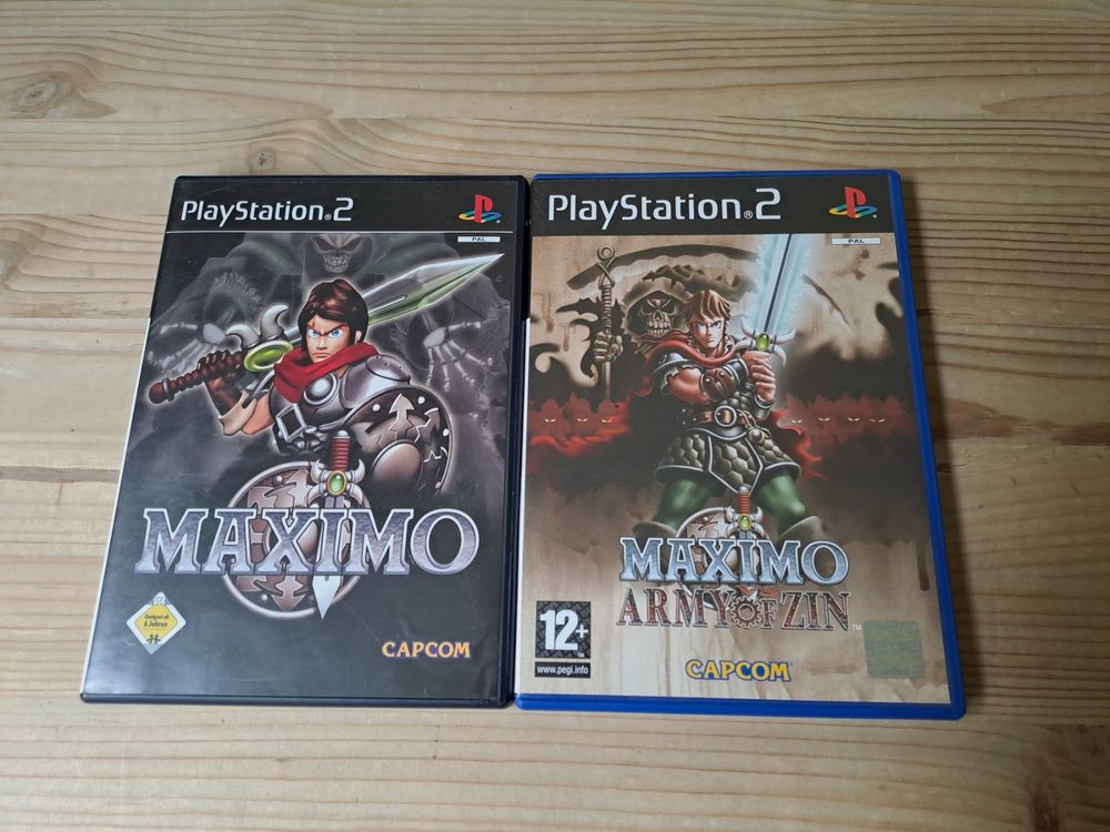 Maximo + Maximo Army of Zin - 2 Spiele für PS2 im Set (Gebraucht) in ...