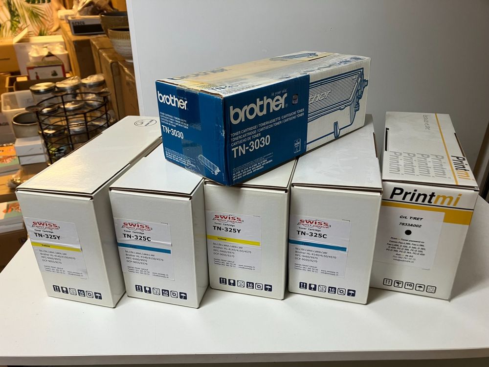 Posten div. Brother & Cannon Toner Kartuschen NEU ab 1.-Fr (Neu (gemäss ...