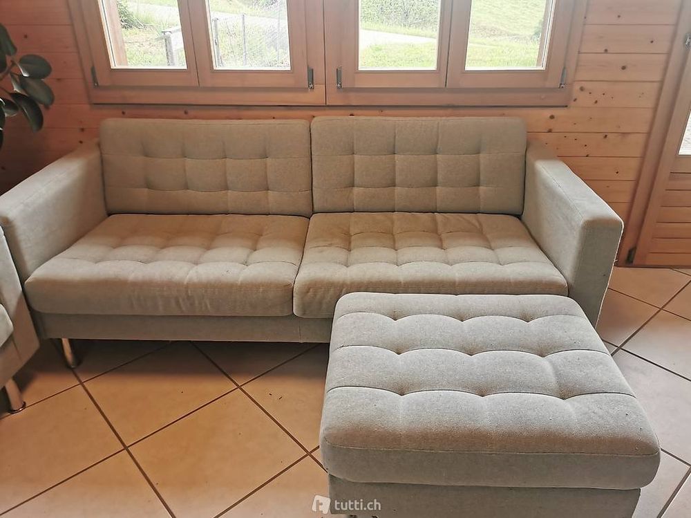 Ikea Sofa & Sessel & Hocker Landskrona (Gebraucht) in Müntschemier für ...