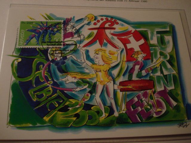 Turnfest 2002, Naximumkarte auf offizieller Festpostkarte | Kaufen auf Ricardo