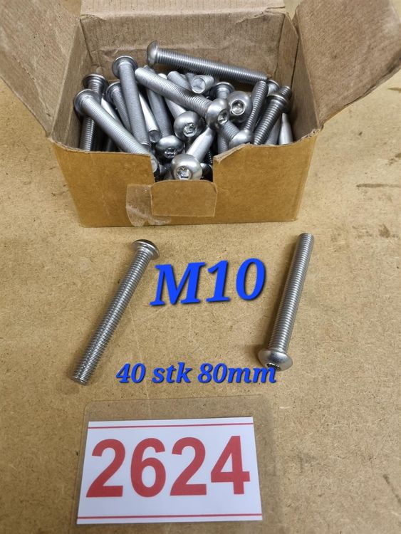 CNS Schrauben M10 Inbuss Rundkopf (Neu und originalverpackt) in Wolfhalden für CHF 5 – mit ...