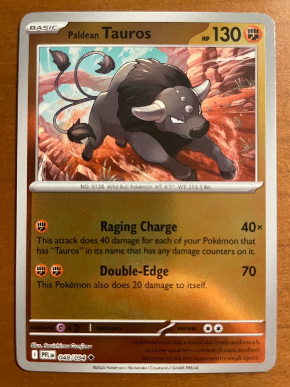 Pokemon Paldean Tauros Reverse (Versand gratis) (Neu (gemäss ...