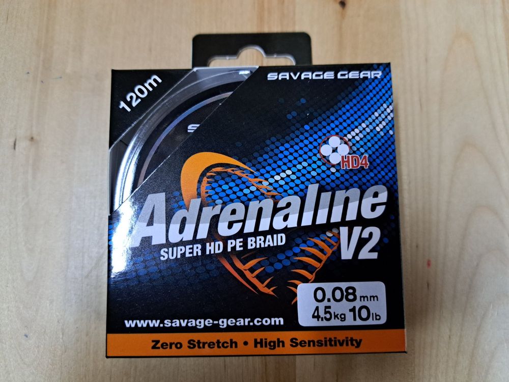 Savage Gear Adrenaline Super HD PE V2 0.08mm, 4.5kg, 120m | Kaufen auf ...