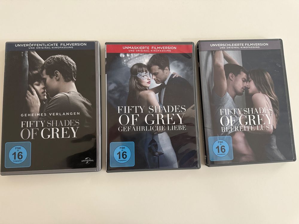 DVD Set Fifty Shades of Grey (Gebraucht) in Solothurn für CHF 2 – mit ...