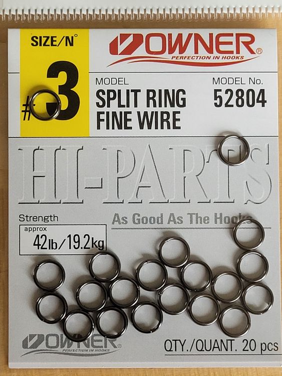 OWNER SPLIT RING Packung Fabrikneu mit 20 Split Ringen | Kaufen auf Ricardo