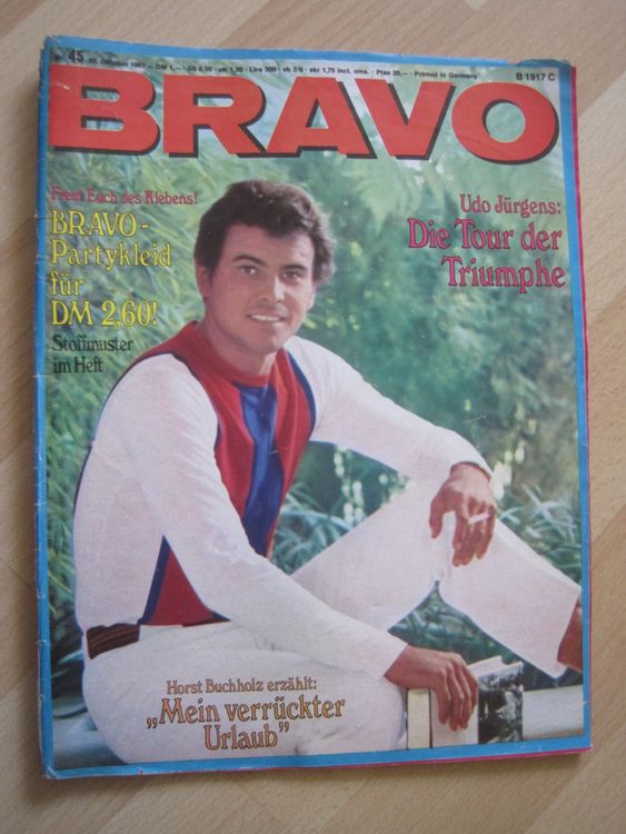 Bravo Nr 45 v 30 Okt Udo Buchholz Michael Ande 1967 &&& (Gebraucht) in ...