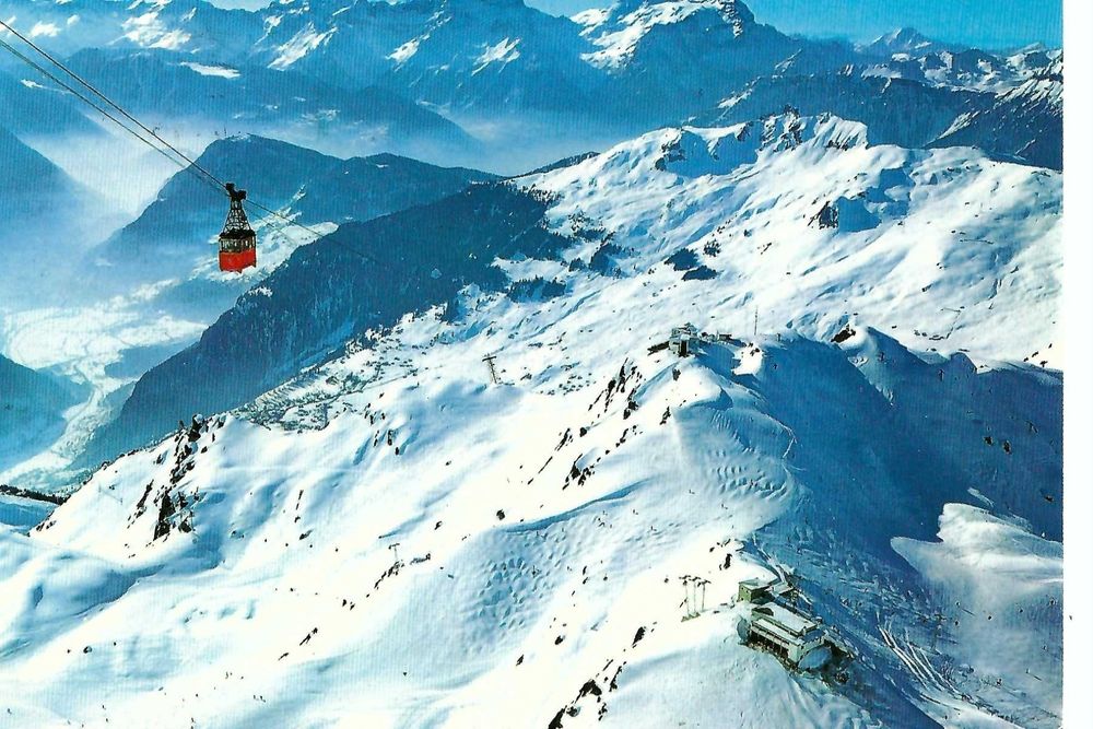 VERBIER mit Luftseilbahn, Stations supérieures des Attelas (Gebraucht ...