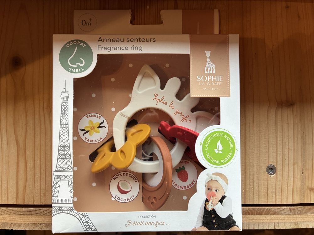 Anello sensoriale Sophie la Girafe. Nuovo. (Nuovo e nell'imballaggio ...