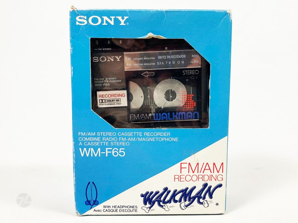 Sony WM-F65 Walkman OVP Kopfhörer Mikrofon Manual Vintage (Defekt) in ...