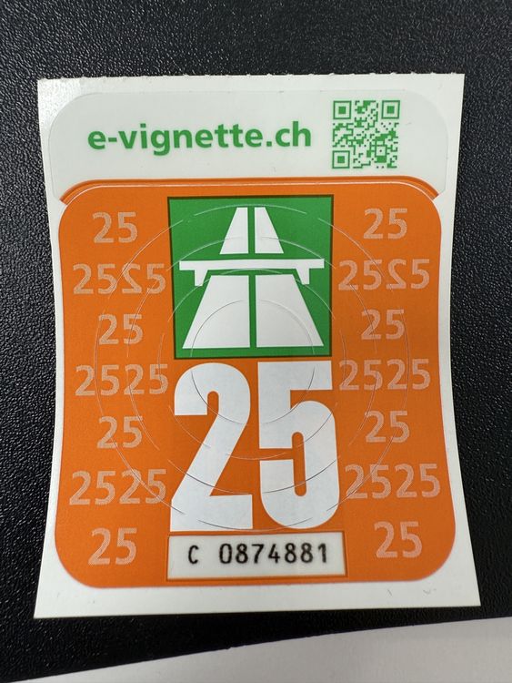 Autobahn Vignette 2025 SCHWEIZ (Neu und originalverpackt) in Turbenthal ...