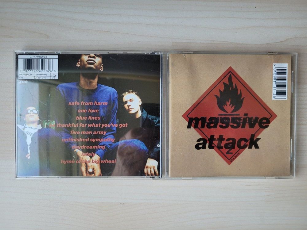 CD Massive Attack - Blue Lines, 1991 (Gebraucht) in Nebikon für CHF 1.5 – mit Lieferung auf ...