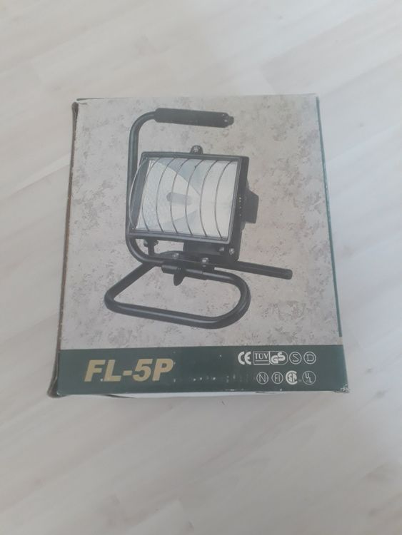 PORTABLE HALOGEN FLOODLICHTFL-5 P3 METER KABEL (Neu und ...