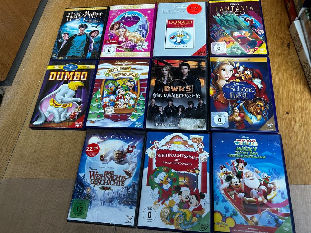 DVD Sammlung Filme Kids , 15 DVDs, teil NEU (Gebraucht) in Steinach für ...