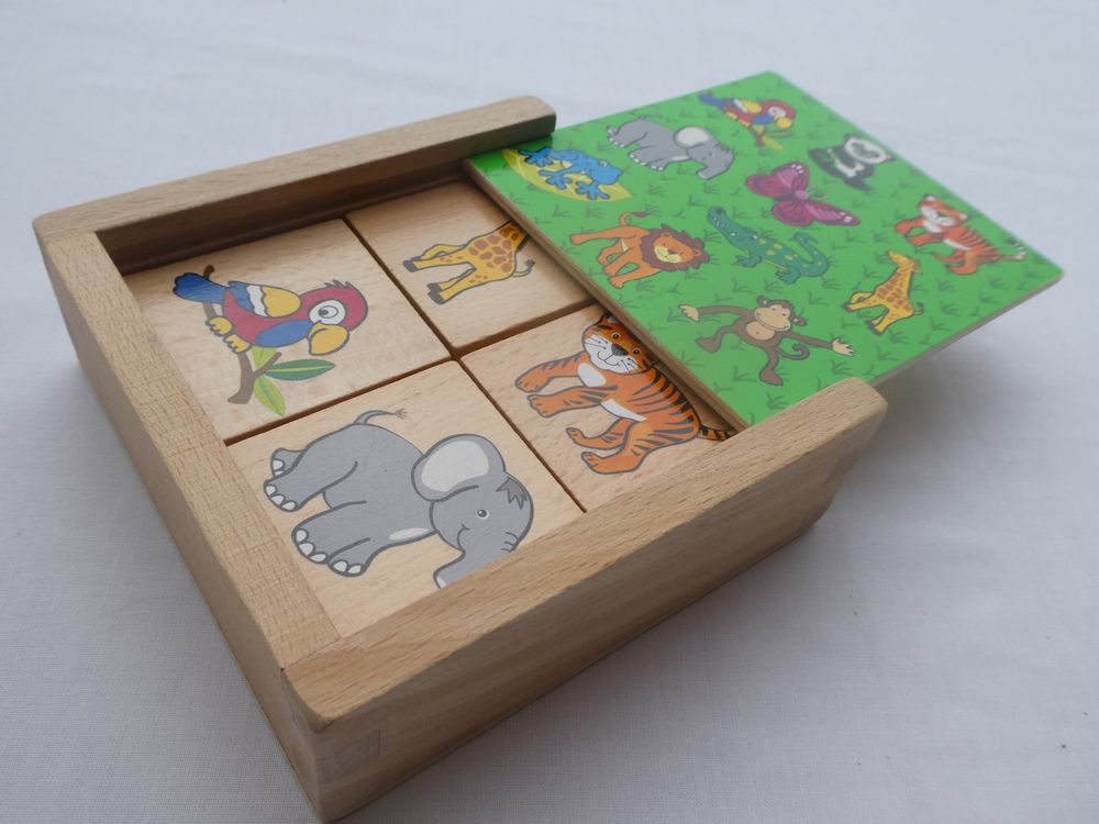 Holz-Memory mit 20 Kärtchen, 'Tiermotive' (Gebraucht) in Gattikon für CHF 5 – mit Lieferung auf ...