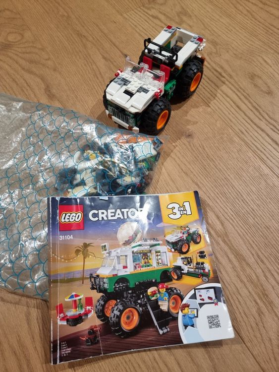 Lego 31104, Burger Monster Truck (Gebraucht) in Buttikon SZ für CHF 33. ...