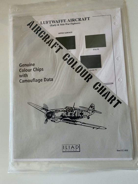 ACC LUFTWAFFE AIRCRAFT WWII COLOUR CHIPS (Gebraucht) in MÜHLEDORF/SO für CHF 15.3 – mit ...