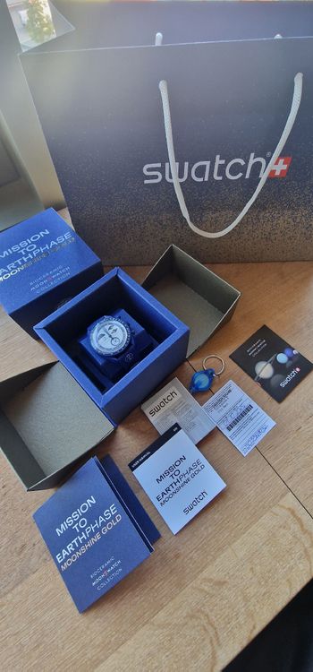Swatch X Omega Moonswatch Mission to Earth Phase "Hunter" (Neu und ...