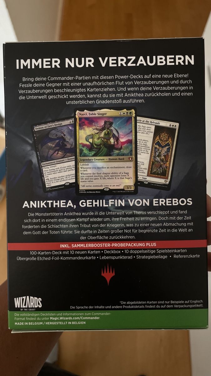 Magic The Gathering Commander Masters Deck-Anikthea (Neu und ...