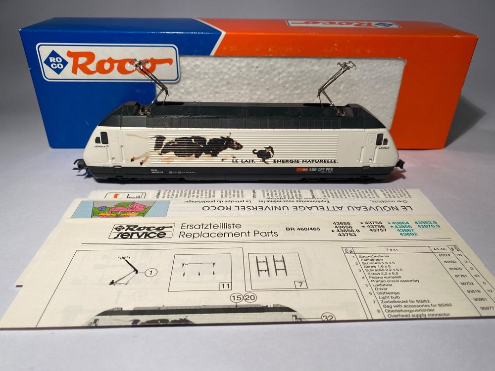 ROCO E-Lok SBB RE460 LOVELY, DC ANALOG, 43753 (Gebraucht) in für CHF ...