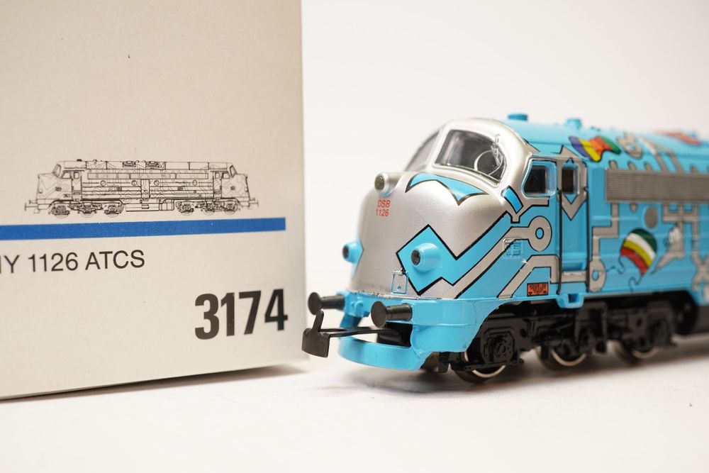 1å Märklin 3174 DSB Diesellok 1126 Versuchslok ACTS (Gebraucht) in ...