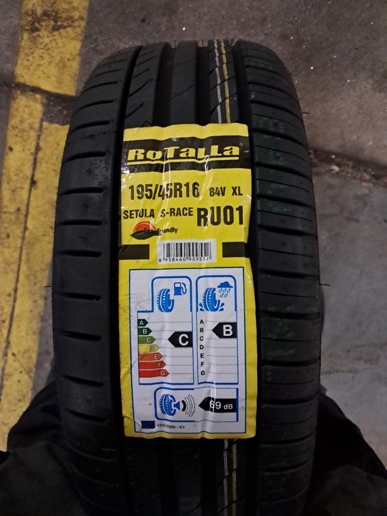 Rotalla 195/45R16 84V XL Gomme estive nuove, complete (Usato) a ...