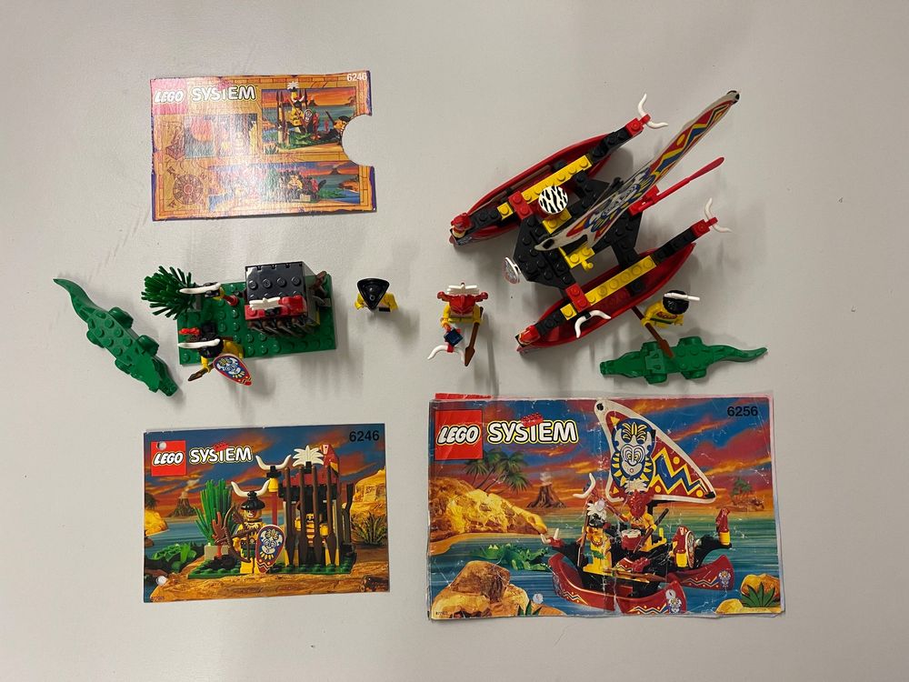 LEGO Pirates Islander 6246 + 6256 Catamaran & Crocodile Cage | Kaufen ...