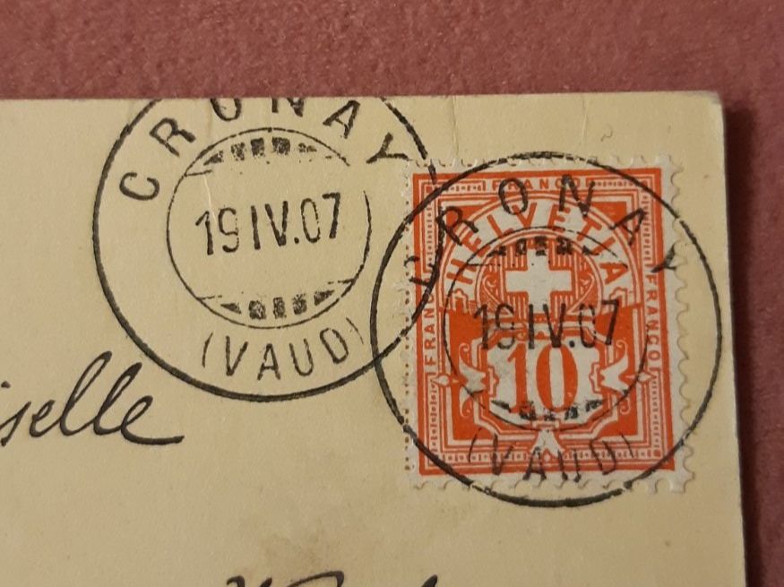 Cronay VD Stempel 1907 (Gebraucht) in Bäriswil BE für CHF 1 – mit Lieferung auf Ricardo kaufen