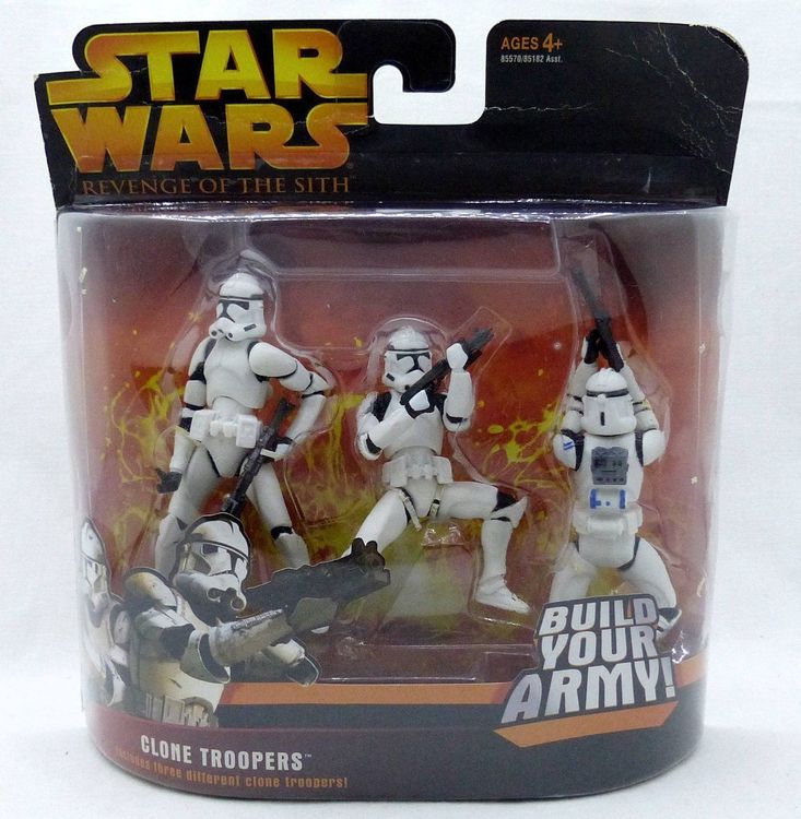 STAR WARS CLONE TROOPERS BUILD YOUR ARMY REVENGE SITH 2005 (Neu und ...