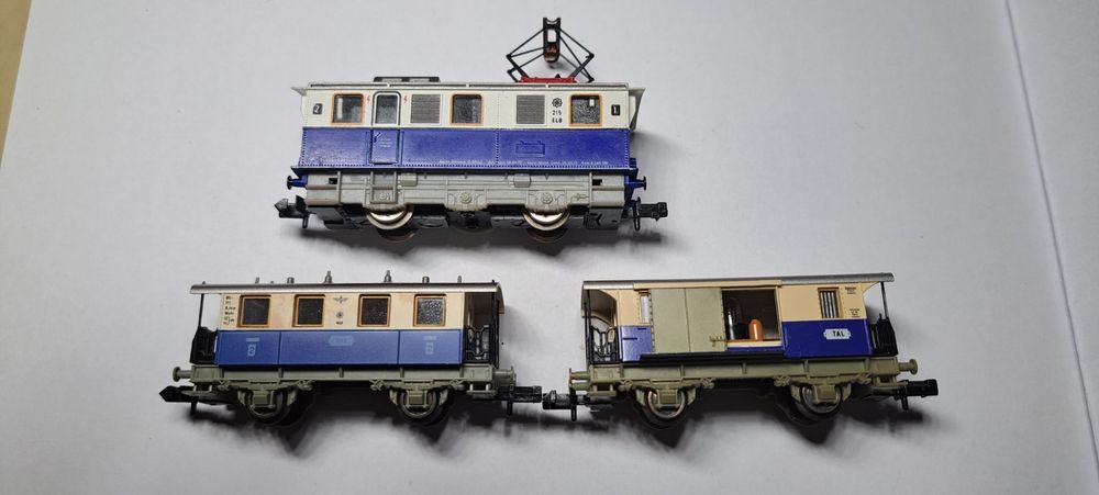 Spur N Lok Zahnradbahn und 2 Wagen neuwertig Fleischmann (Neu (gemäss ...