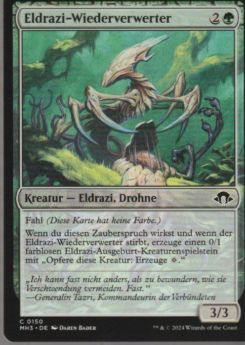 TCG Magic The Gathering MTG MH3 0150 Eldrazi-Wiederverwerter (Neu ...