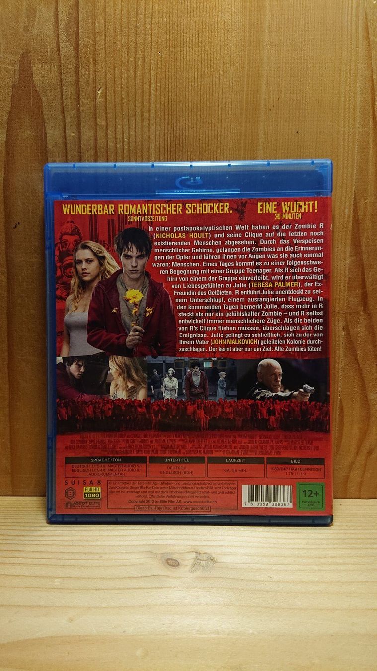 WARM BODIES Zombies mit Herz Blu-Ray (Gebraucht) in Wilderswil für CHF ...