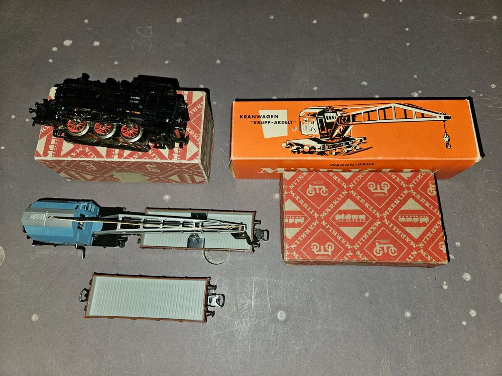 1 Märklin CM 800mit Wagen 308 und 4611 im OVP sehr gut (Gebraucht) in ...