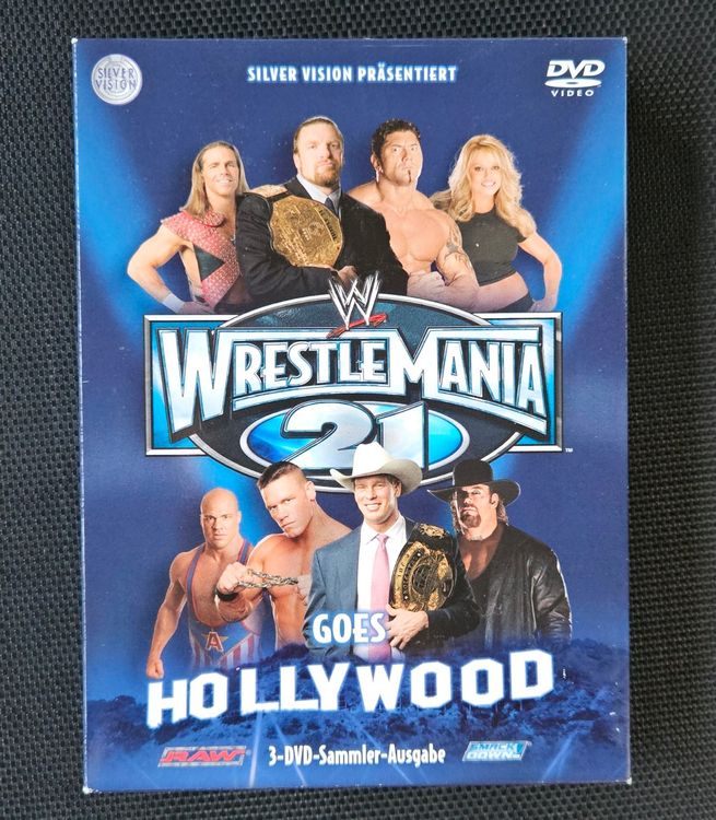 WWE Wrestling Wrestlemania 21 3-DVD Box WWF ECW (Gebraucht) in Brittnau für CHF 12 – mit ...