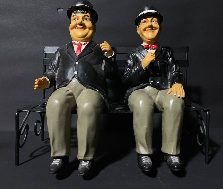 Laurel & Hardy Skulptur von Peter Mook | Kaufen auf Ricardo