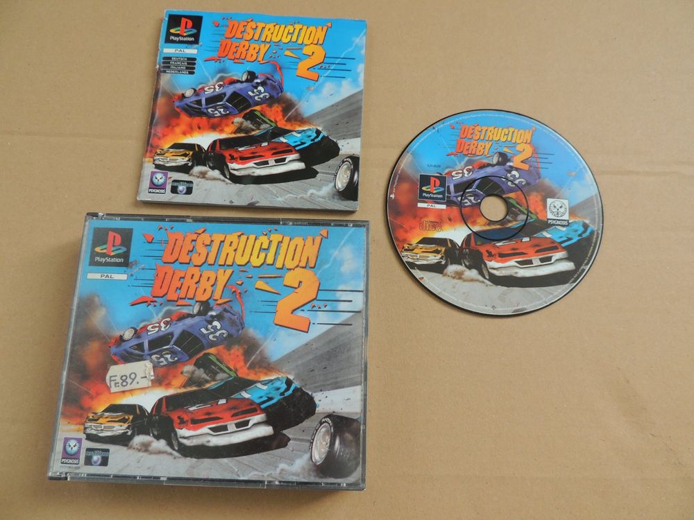 PS1 destruction derby 2 (Gebraucht) in Waldenburg für CHF 11 – mit ...
