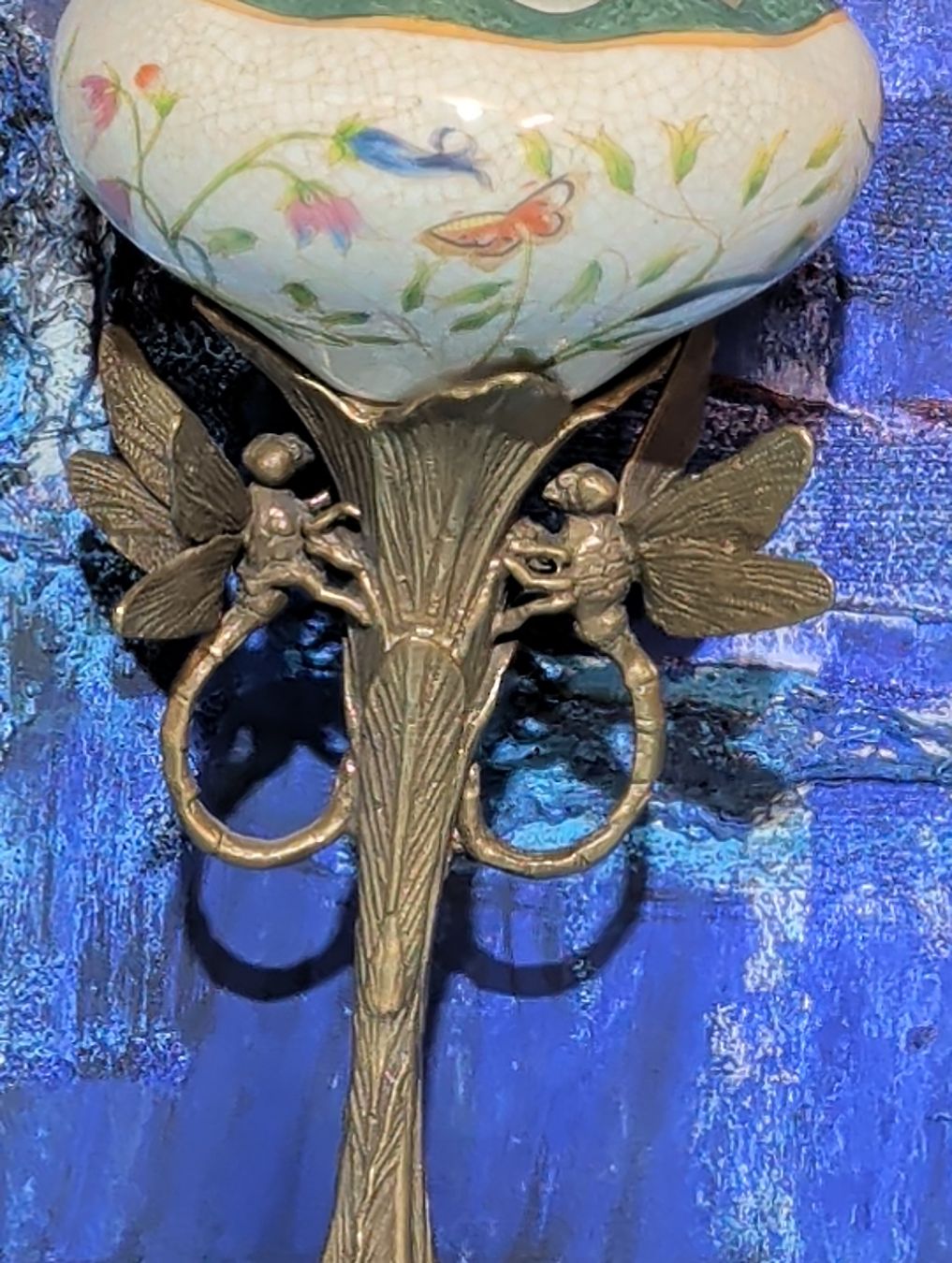 TAFELAUSATZ DEKORATIV PORZELLAN UND BRONZE ART NOUVEAU TOP (D'occasion ...