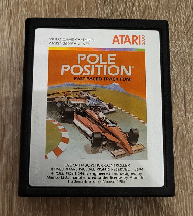 Pole Position Atari 2600 1983 Rétro Game Jeu Spiel F1 Formul (Gebraucht) in Grand-Lancy für CHF ...