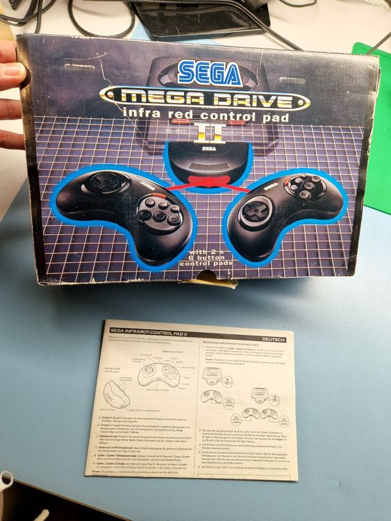 Nr9 Sega Mega drive original Infra Rot Controller Set (Gebraucht) in ...