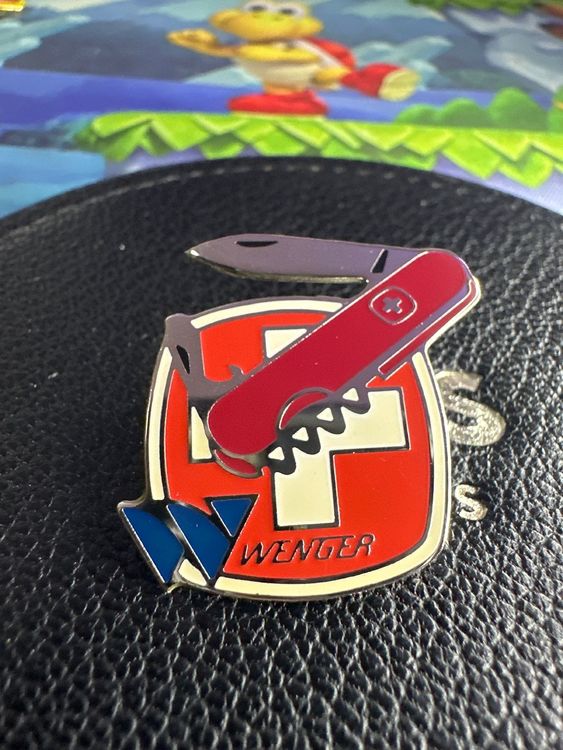 Wenger Schweizer Kreuz Sackmesser Pin Anstecker Rarität (Gebraucht) in ...