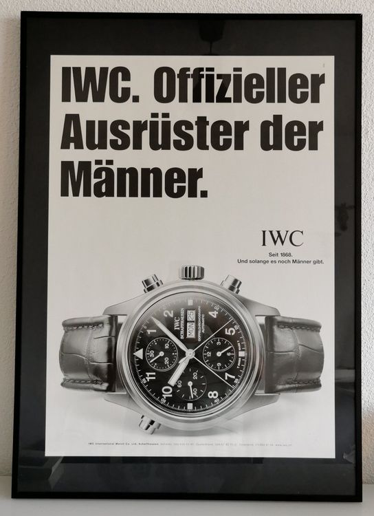 Original IWC-Poster | Kaufen auf Ricardo